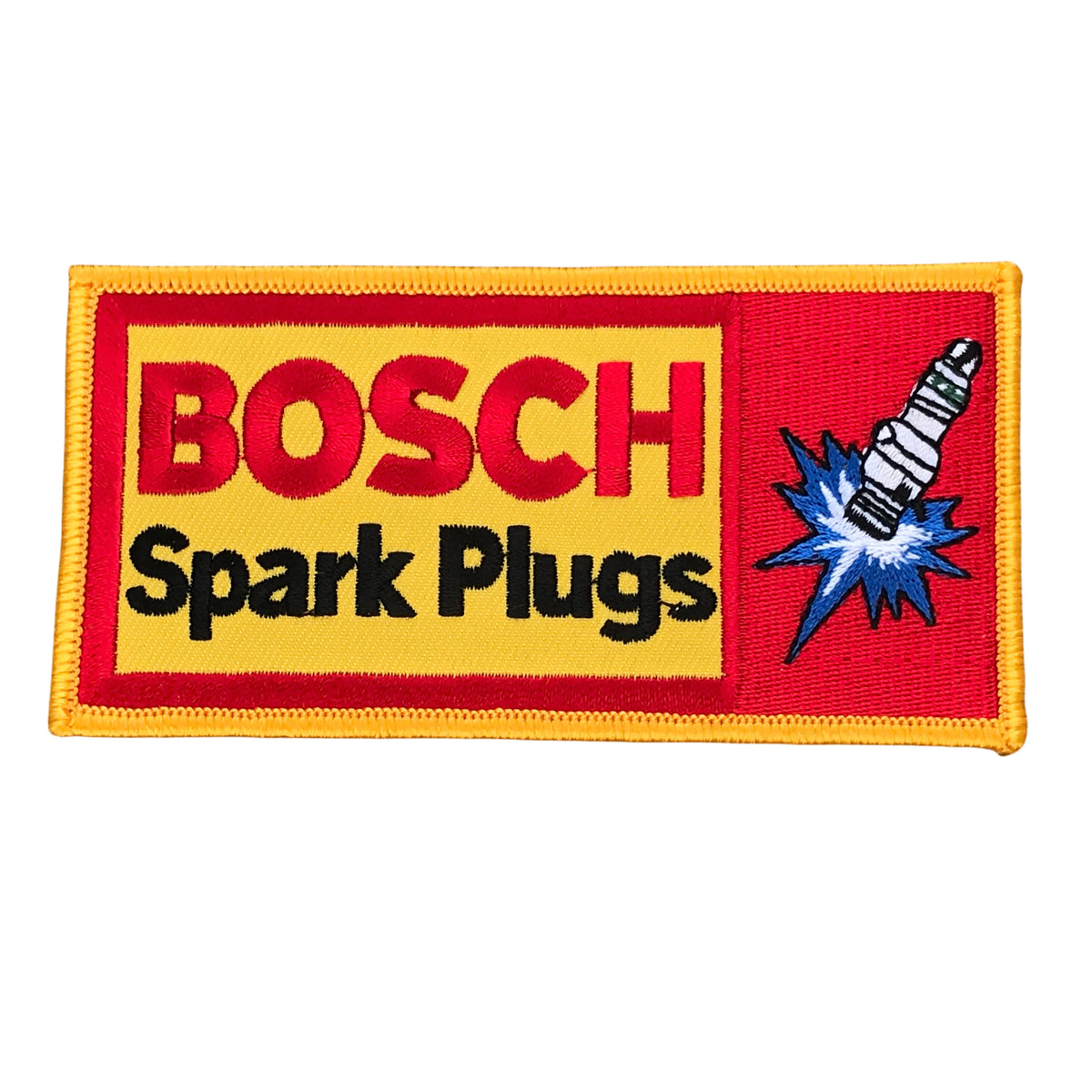 Bosch Spark Plugs Vintage Patch – Eszett Haberdashery